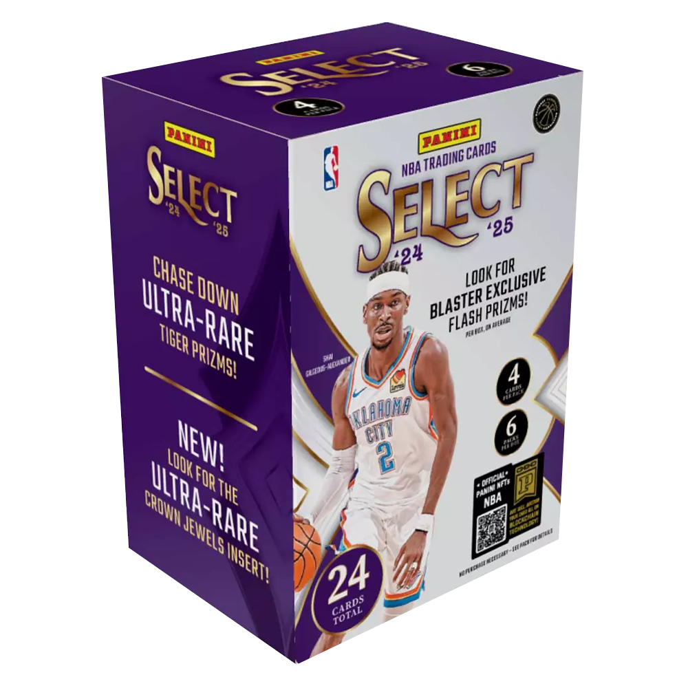 2024-25 Panini Select NBA Basketball Blaster Box – Cardboard Legacy Store